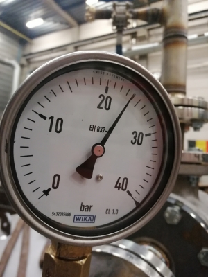 Deprest: Deprest news: hydrotest of a pressure vessel
