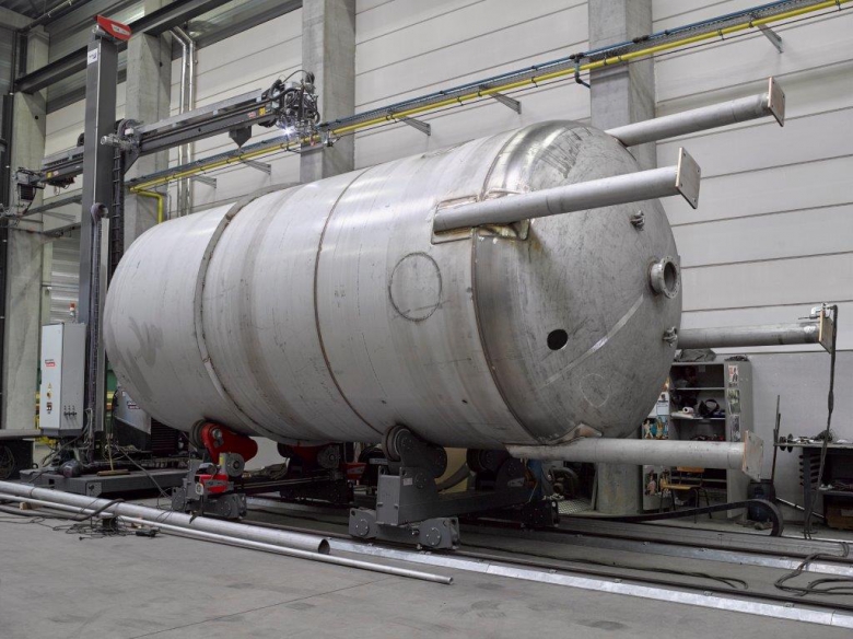 Pressure vessels in stainless steel and special alloys